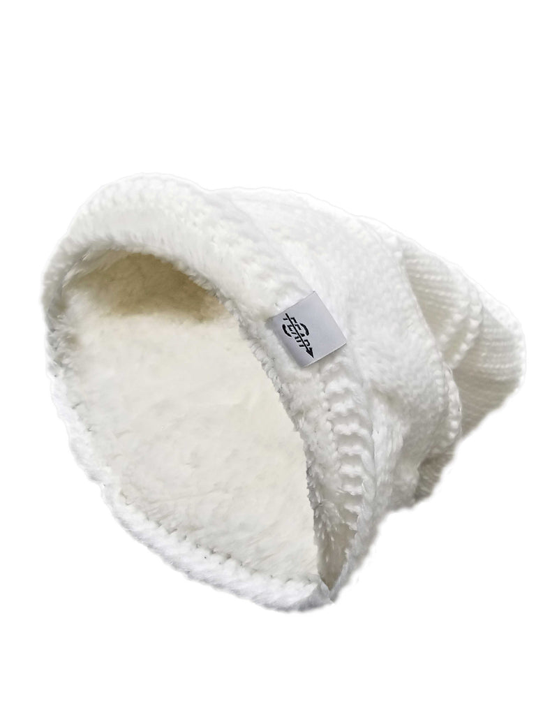 FEAR0 INSULATED EXTREME COLD GEAR BLACK KNIT SLOUCHY BEANIE HAT WOMENS ...