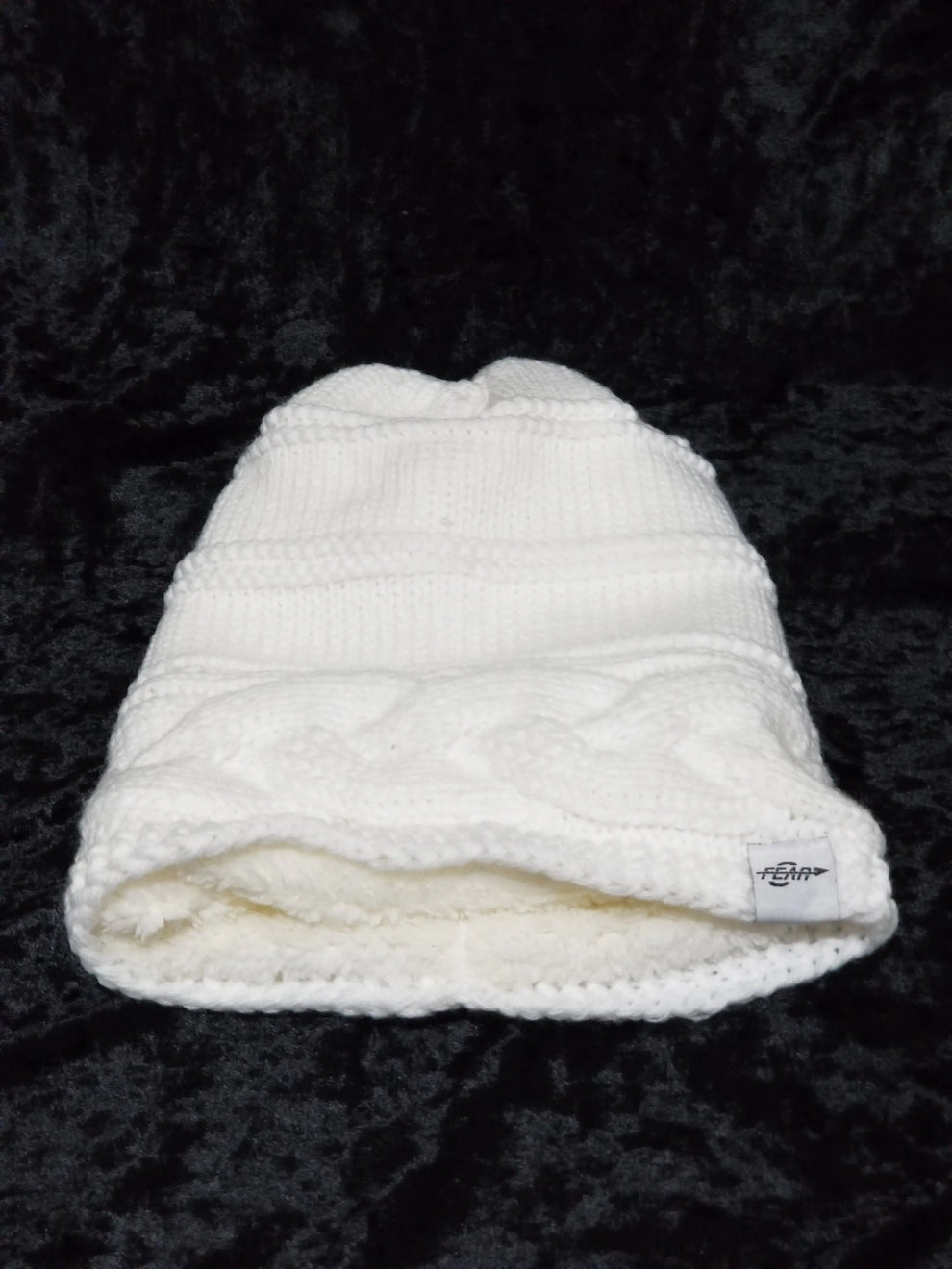 FEAR0 INSULATED EXTREME COLD GEAR BLACK KNIT SLOUCHY BEANIE HAT WOMENS ...